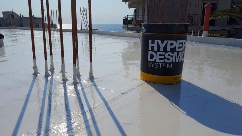 Στεγάνωση ασφαλτόπανου με Hyperdesmo | Κέντρο Δόμησης